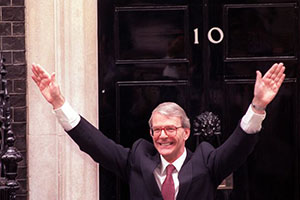 John Major Wins Election
